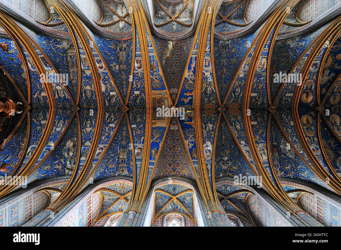 Albi cathedral ceiling frescoes cathedral hi-res stock photography and ...