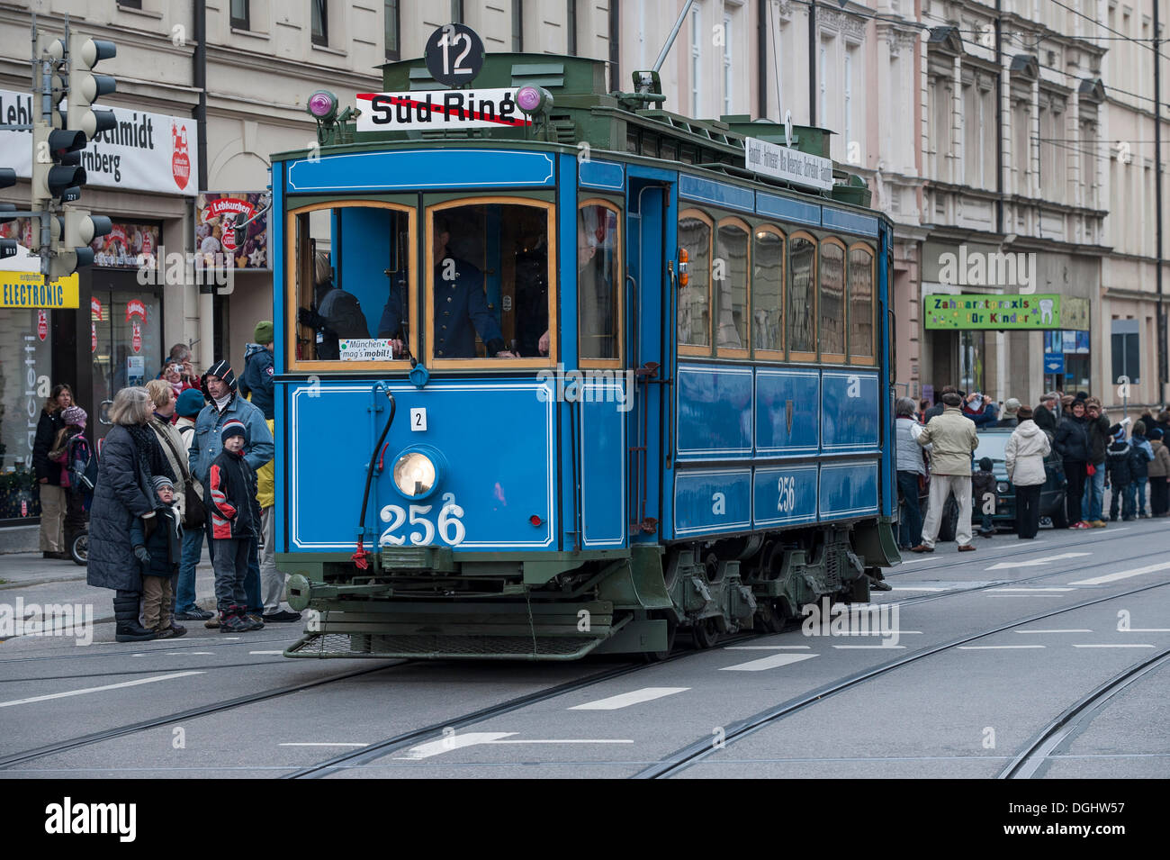Historic tram munich bavaria hi-res stock photography and images - Alamy