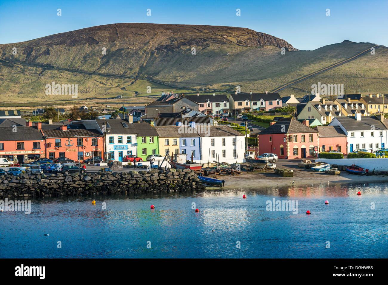 Portmagee, departure point for Skellig Michael or Great Skellig, County ...