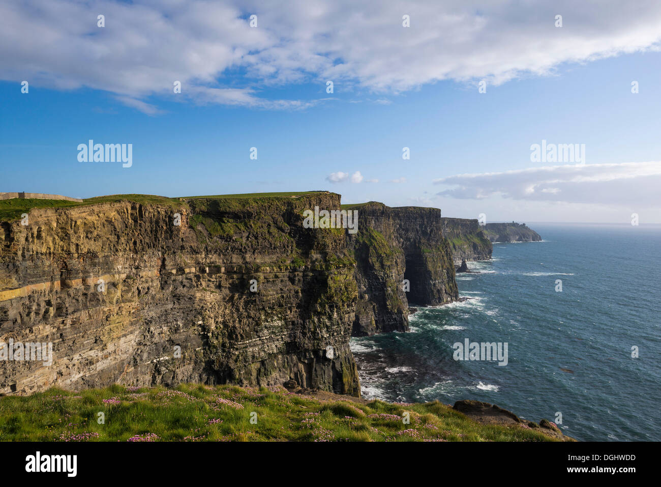 Cliffs of Moher, steep coast, County Clare, Republic of Ireland, Europe ...