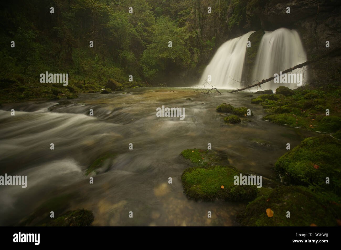 Cascade waterfall jura hi-res stock photography and images - Alamy