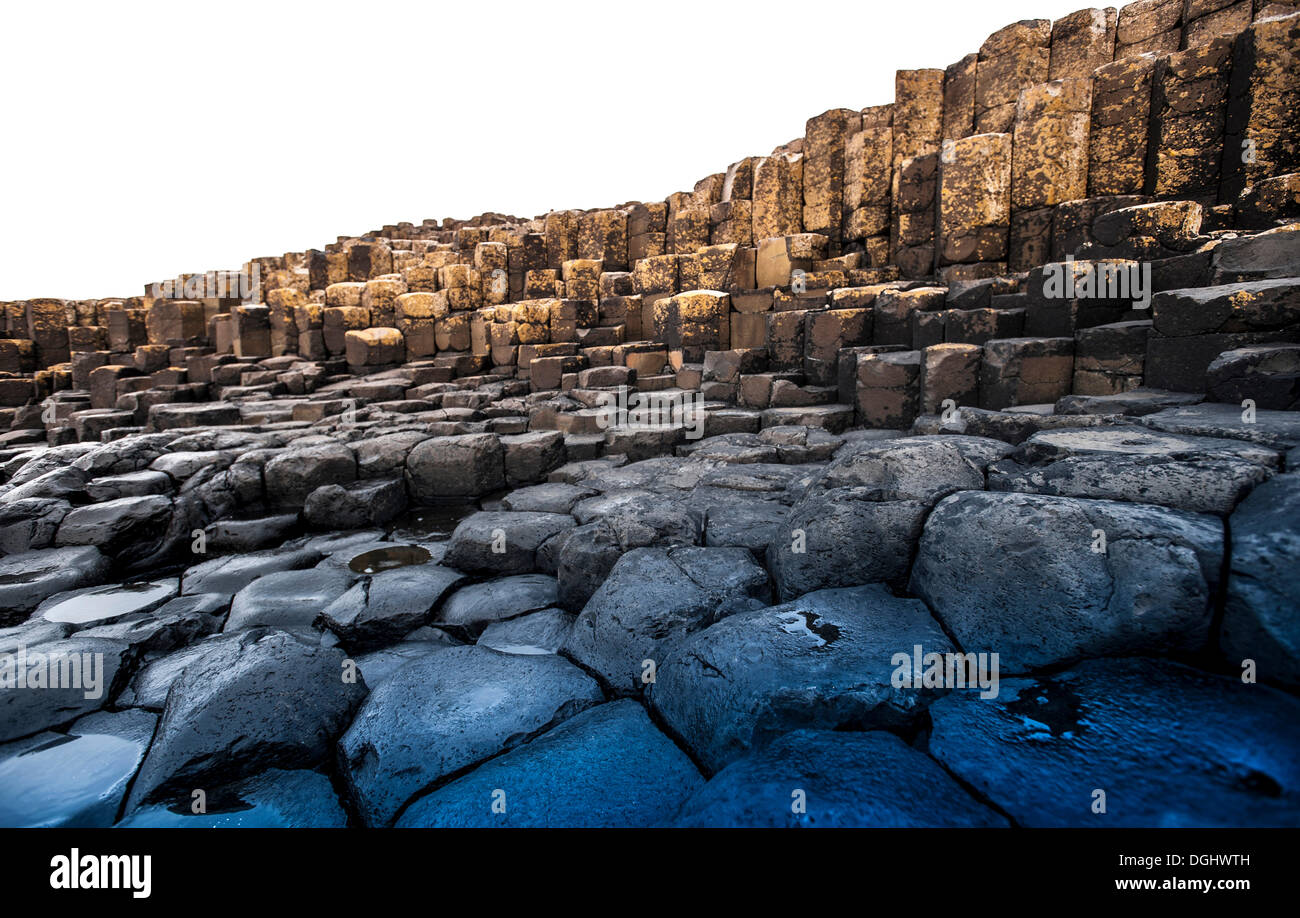 Basalt rocks, Giant Causeway, Coleraine, Northern Ireland, United ...