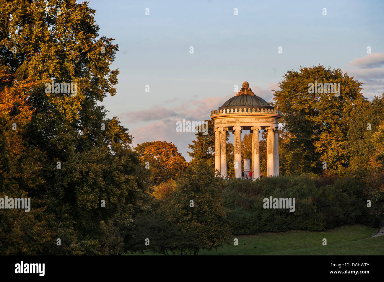 Monopteros, English Garden, Munich, Bavaria Stock Photo - Alamy