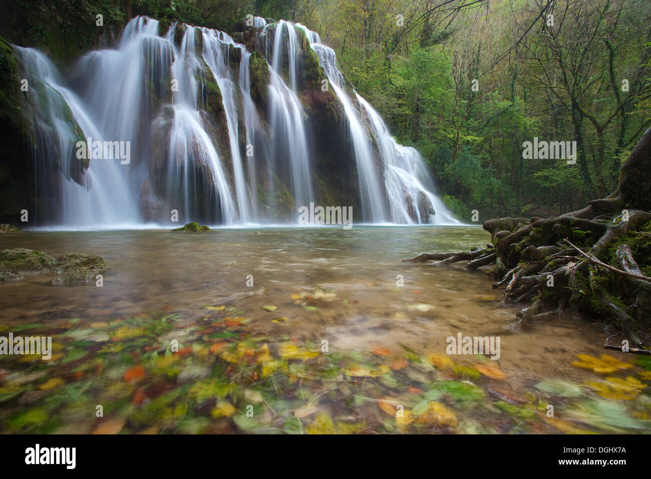 Cascade des Tufs near Planches-prés-Arbois Stock Photo - Alamy