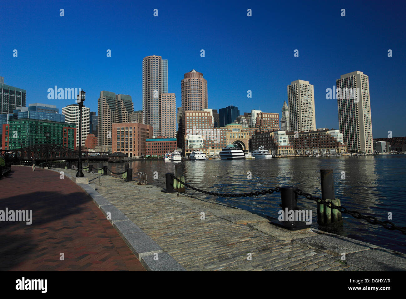 Boston waterfront view hi-res stock photography and images - Alamy