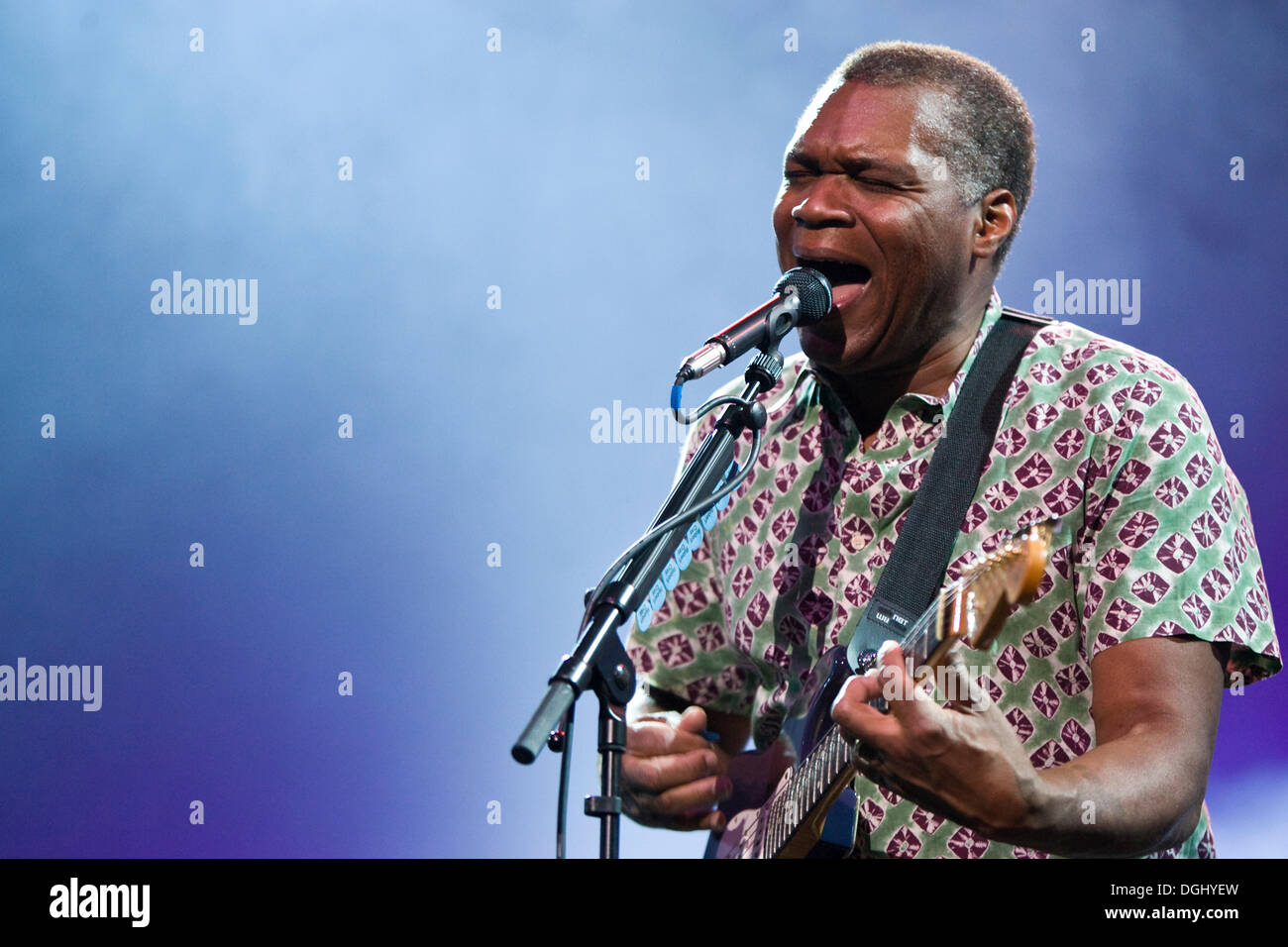 Robert Cray, US blues guitarist and singer, live at the Blue Balls ...