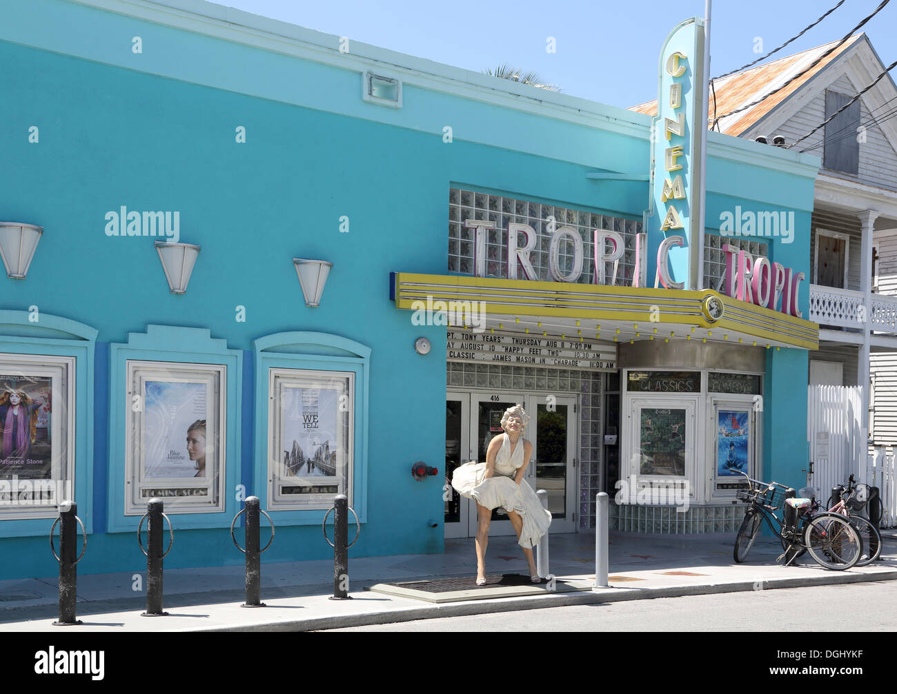tropic cinema key west at the southern end of the florida keys Stock ...