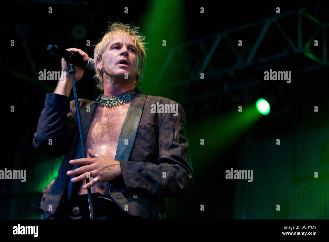 Michael Robert Rhein, singer and frontman of the German medieval-rock ...