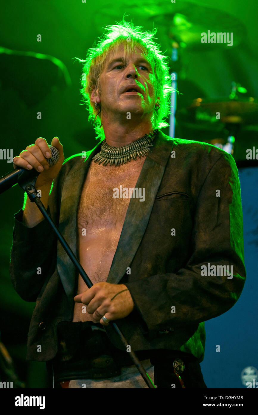 Michael Robert Rhein, singer and frontman of the German medieval-rock ...