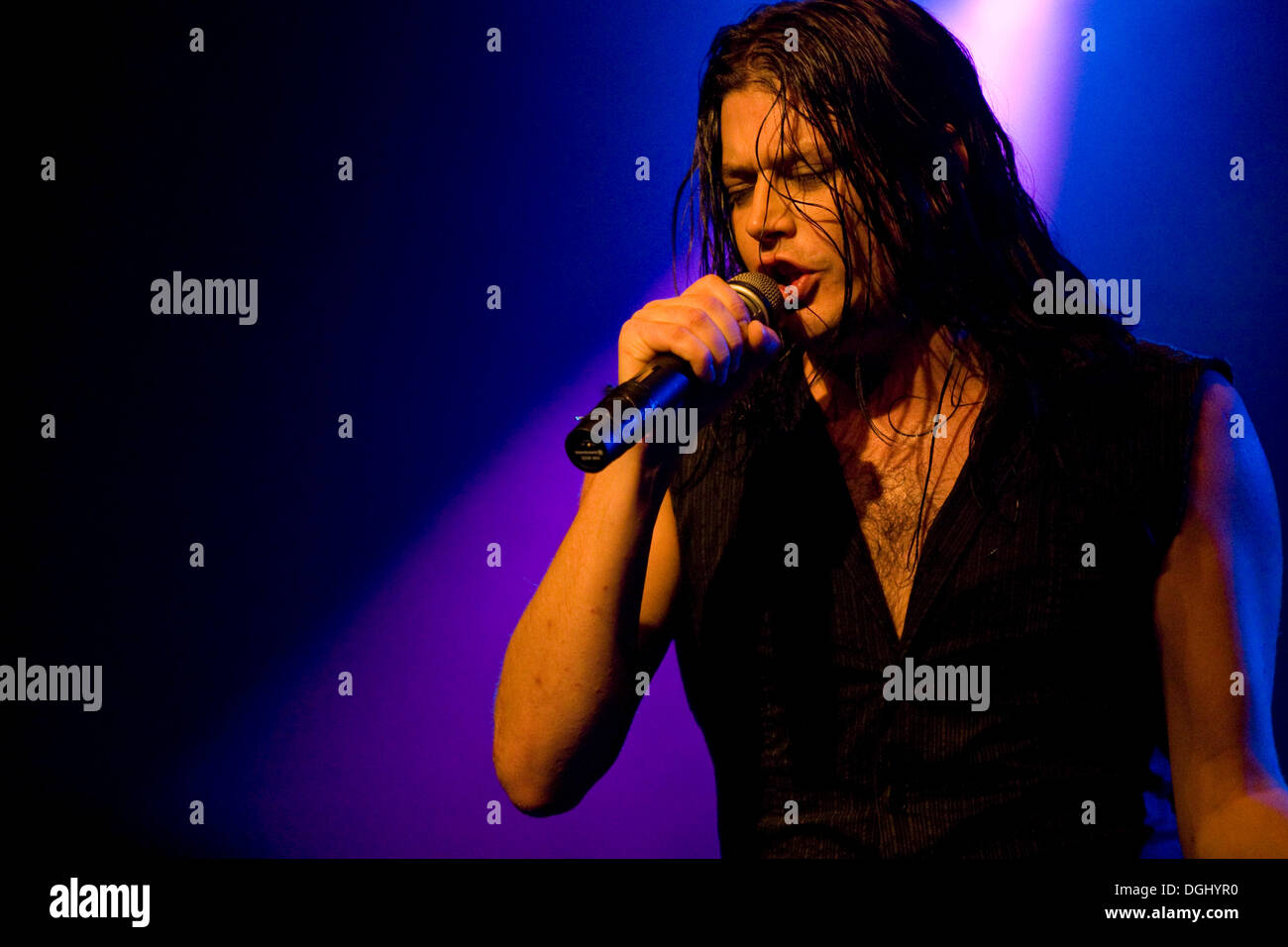 Mark Fox, a singer and front man of the Swiss hard rock band Shakra ...