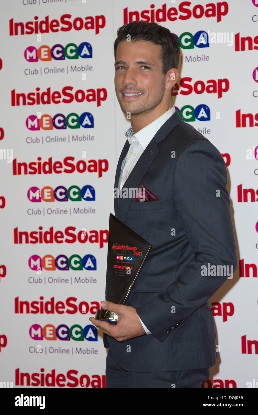 London, UK. 21 October 2013. Hollyoaks actor Danny Mac at the Inside ...