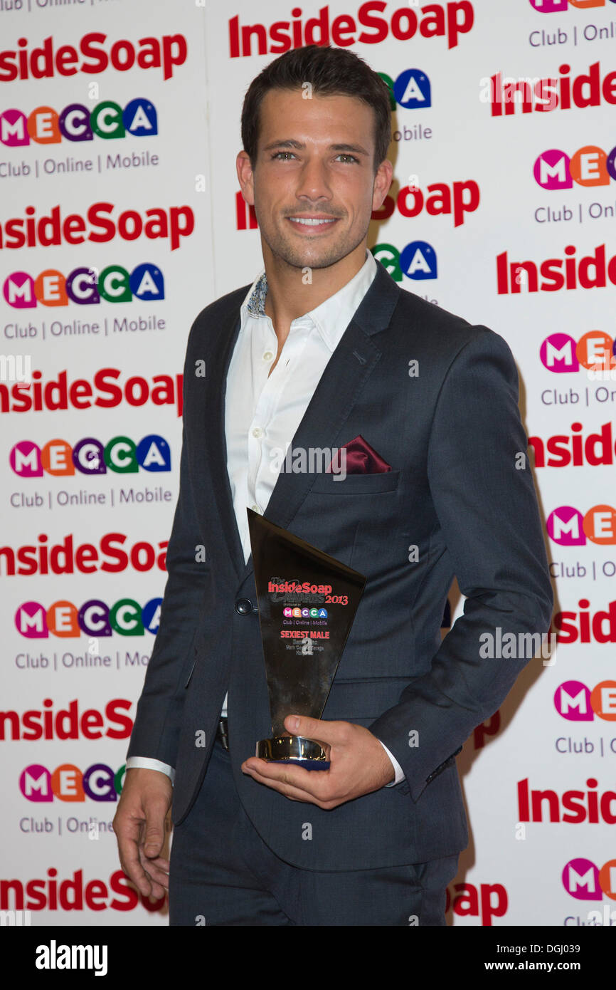 London, UK. 21 October 2013. Hollyoaks actor Danny Mac at the Inside ...