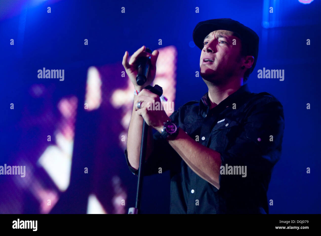 The Swiss singer Andreas Ritschard aka Ritschl live at the Energy Stars ...