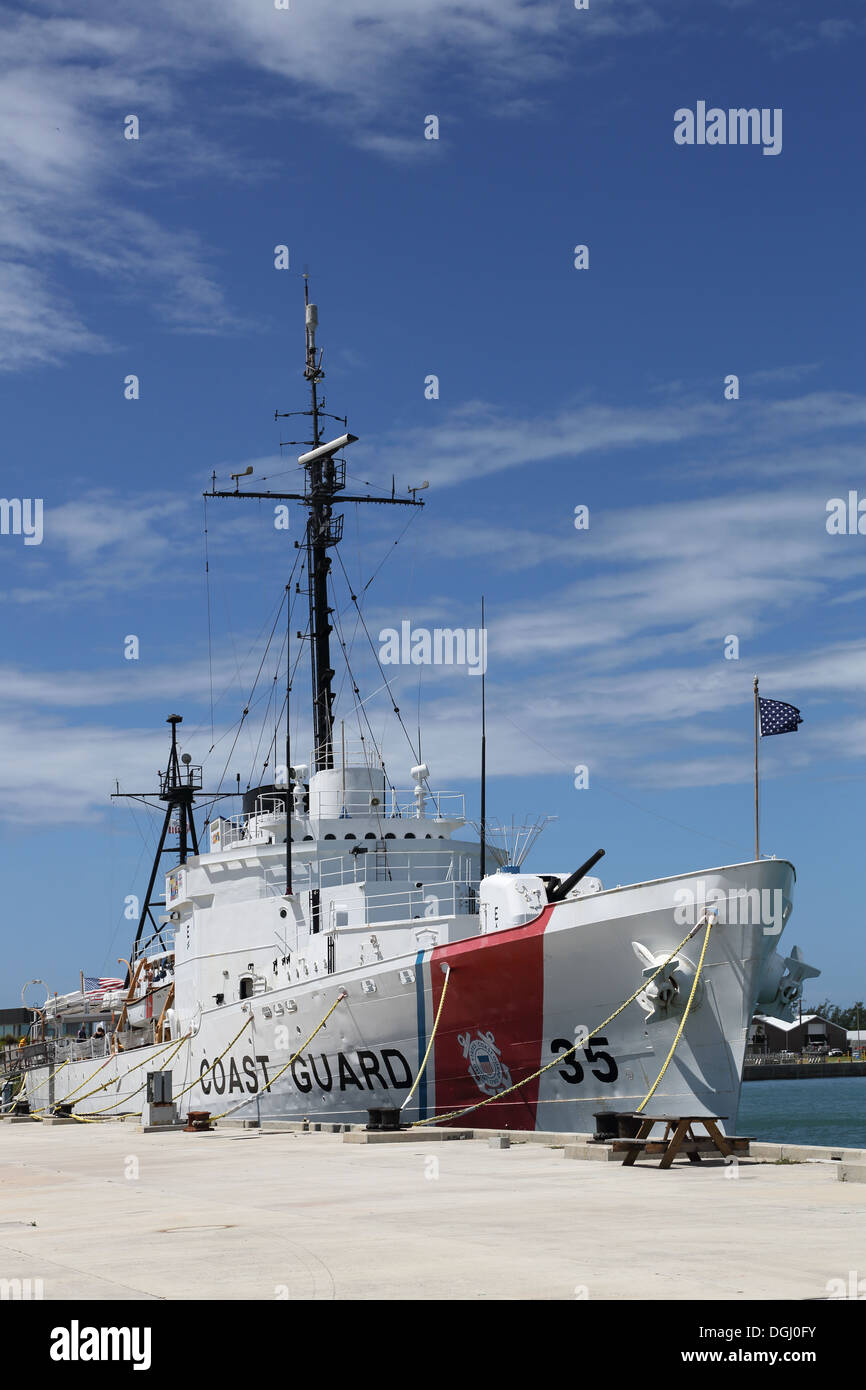 coast guard cutter at key west at the southern end of the florida keys ...