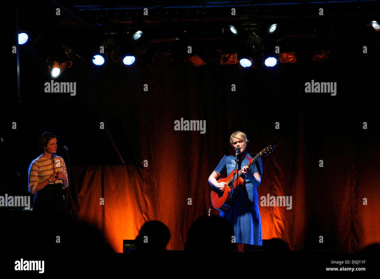 The Norwegian singer and songwriter Ane Brun live in the Schueuer venue ...