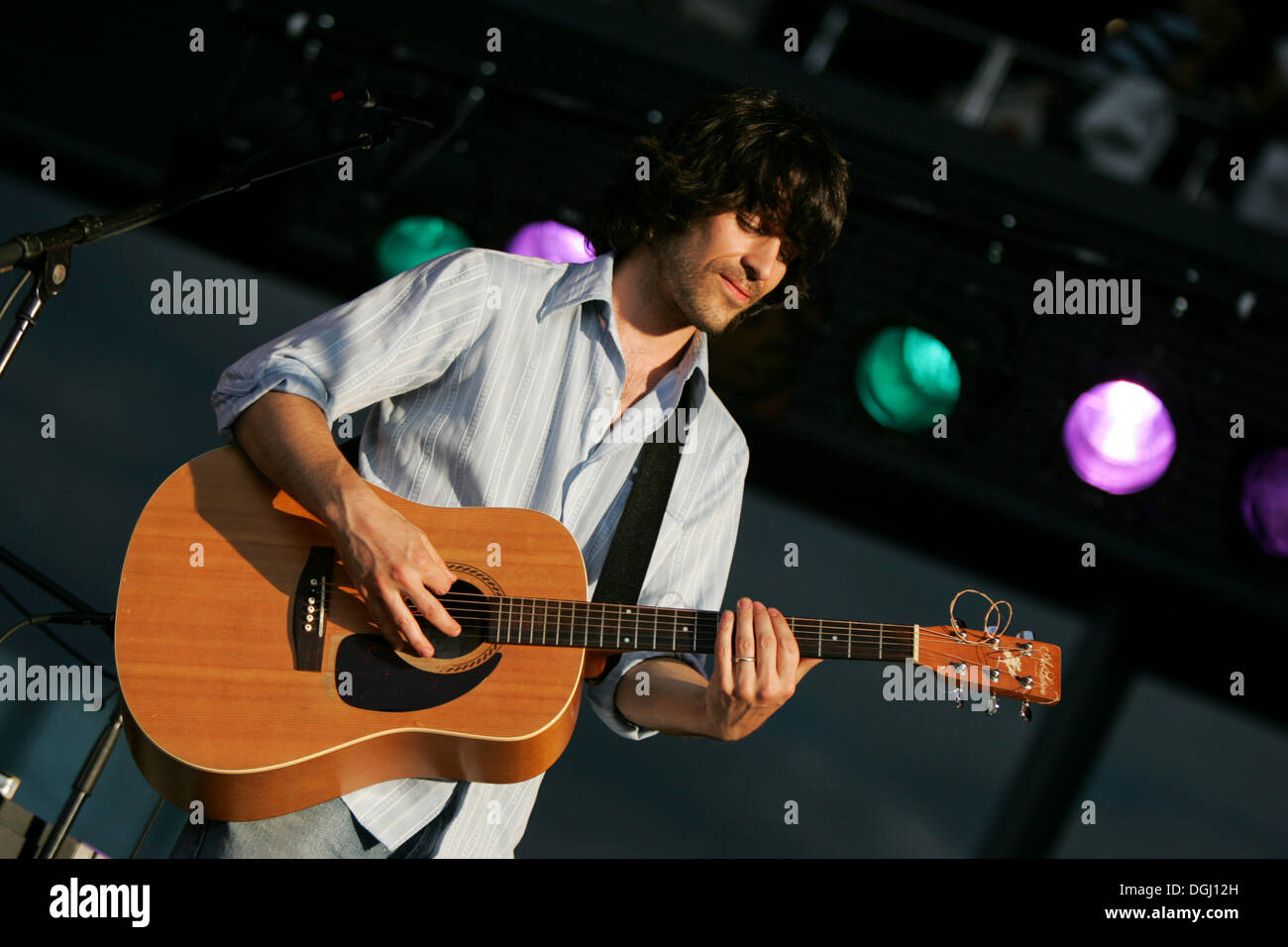 The Canadian singer and songwriter David Celia live at the Blue Balls ...