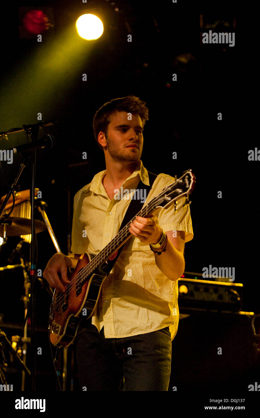 The Swiss rock band Christopher Christopher live in the Schueuer venue ...