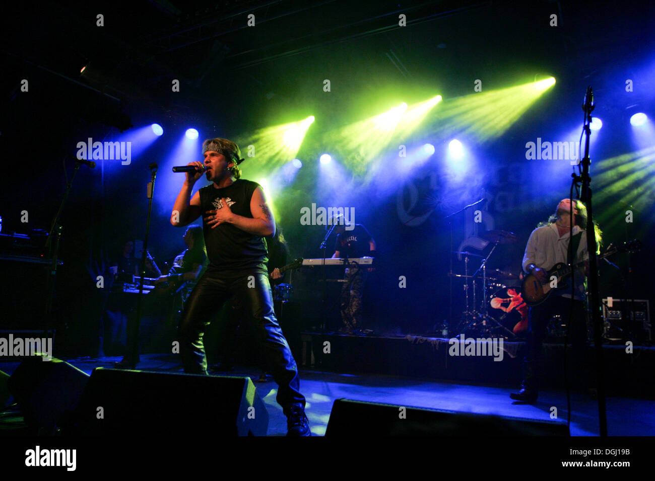 The Swiss rock band Crystal Ball live at the Schueuer venue, Lucerne ...