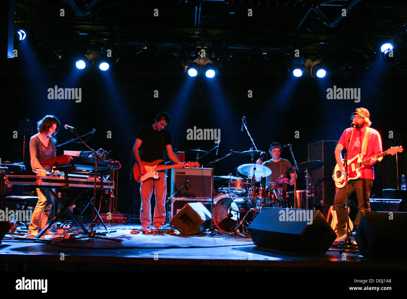 The French rock band Cyann & Ben live at the Schueuer venue, Lucerne ...