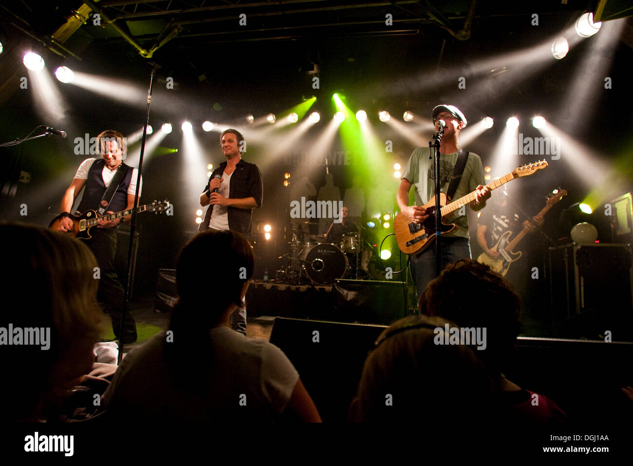 The Swiss pop and rock band Dada ante portas live at the Schueuer venue ...
