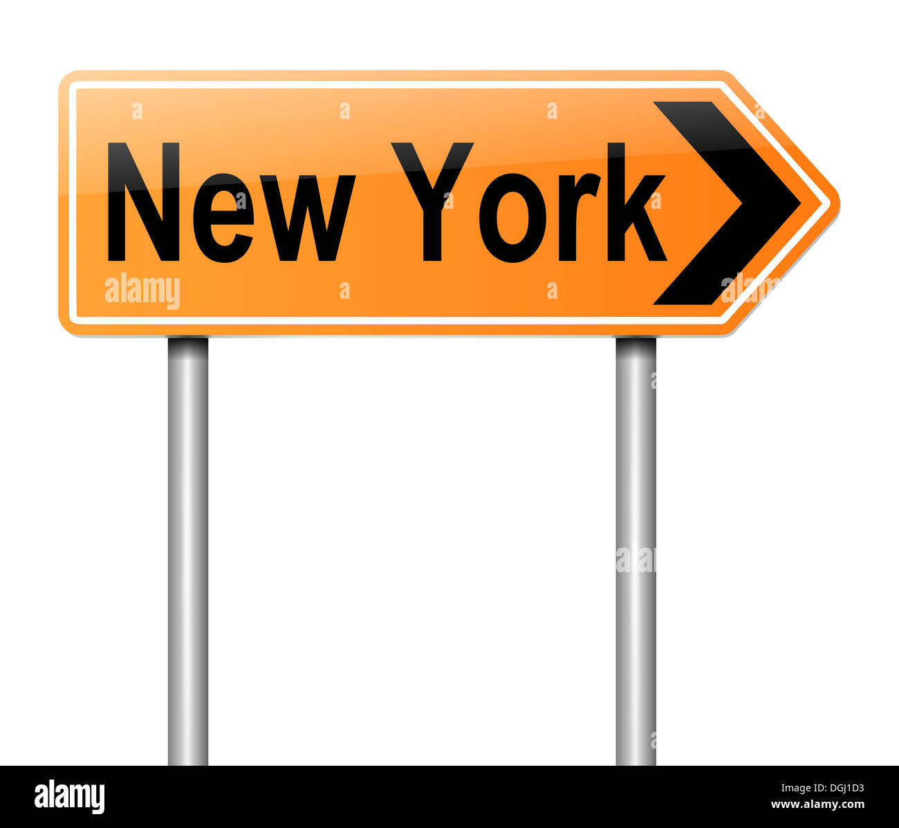 New york city road sign Cut Out Stock Images & Pictures - Alamy