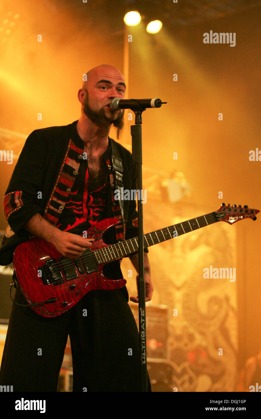 Daniel Taeumel, singer and frontman of the German metal rock band Die ...