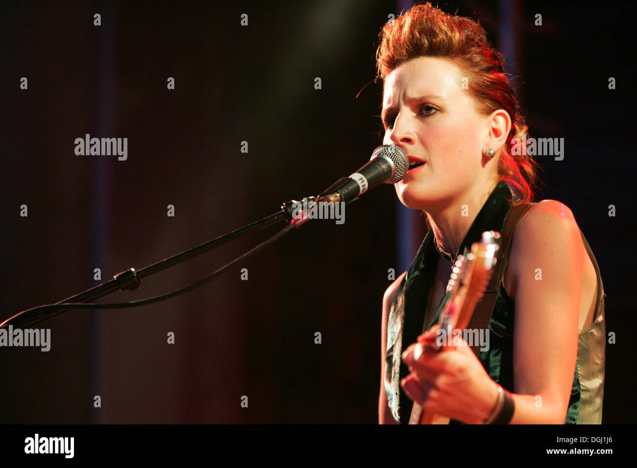 The Australian singer-songwriter Mia Dyson live at Blue Balls Festival ...