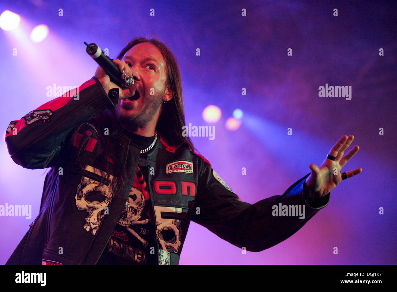 Joacim Cans, singer and frontman of the Swedish power metal band ...