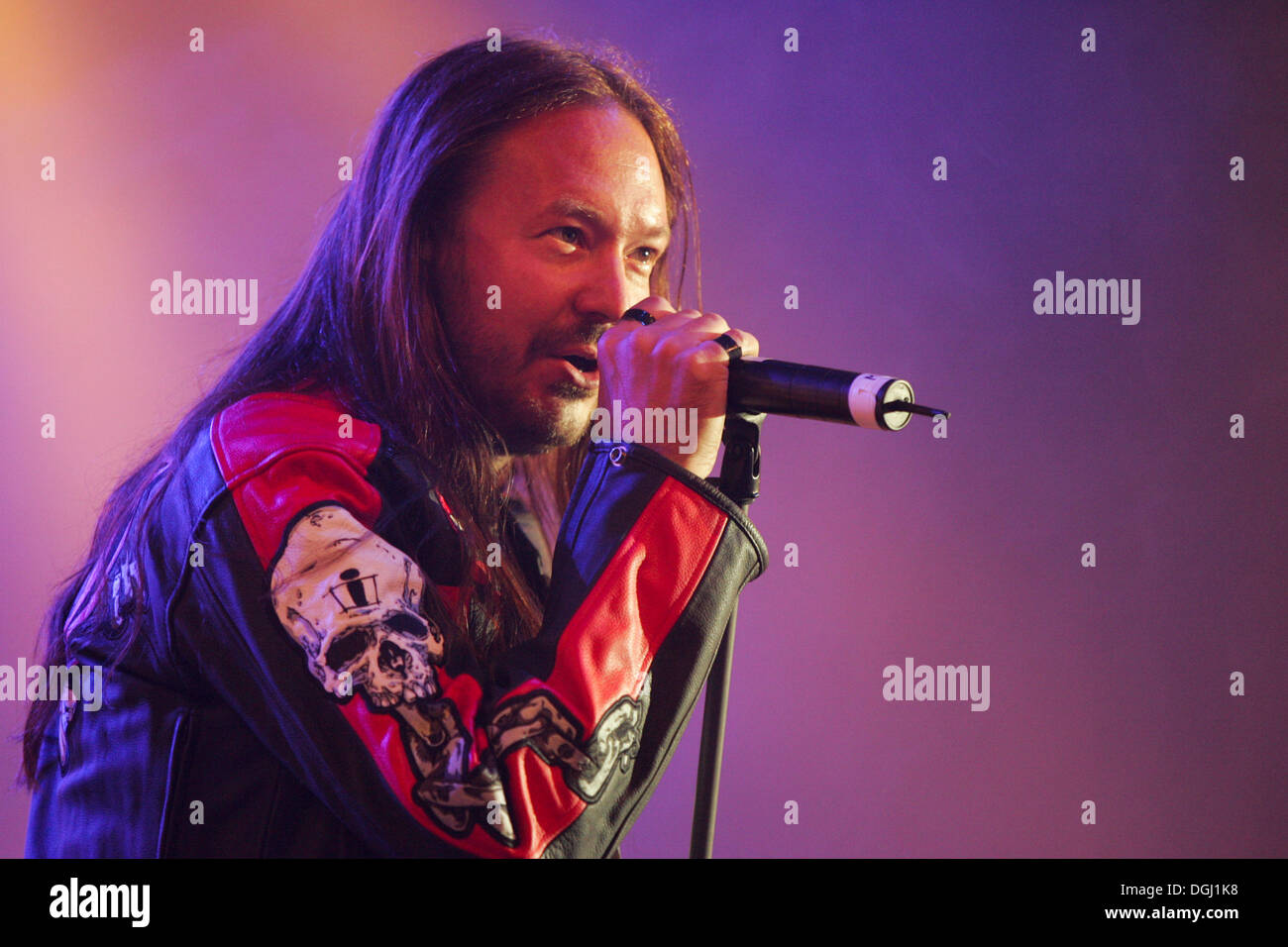 Joacim Cans, singer and frontman of the Swedish power metal band ...