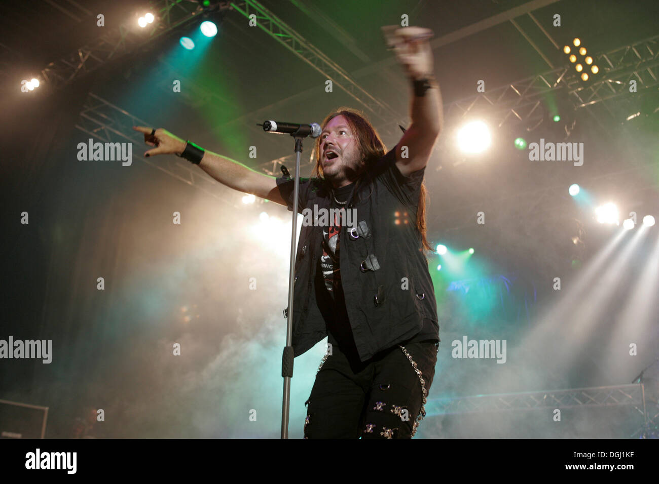 Joacim Cans, singer and frontman of the Swedish power metal band ...