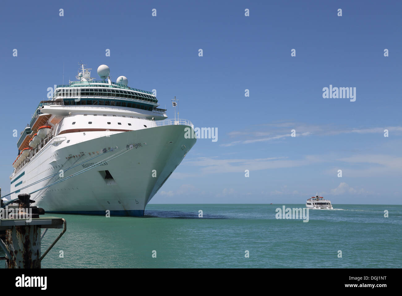 cruise ship at key west at the southern end of the florida keys Stock ...