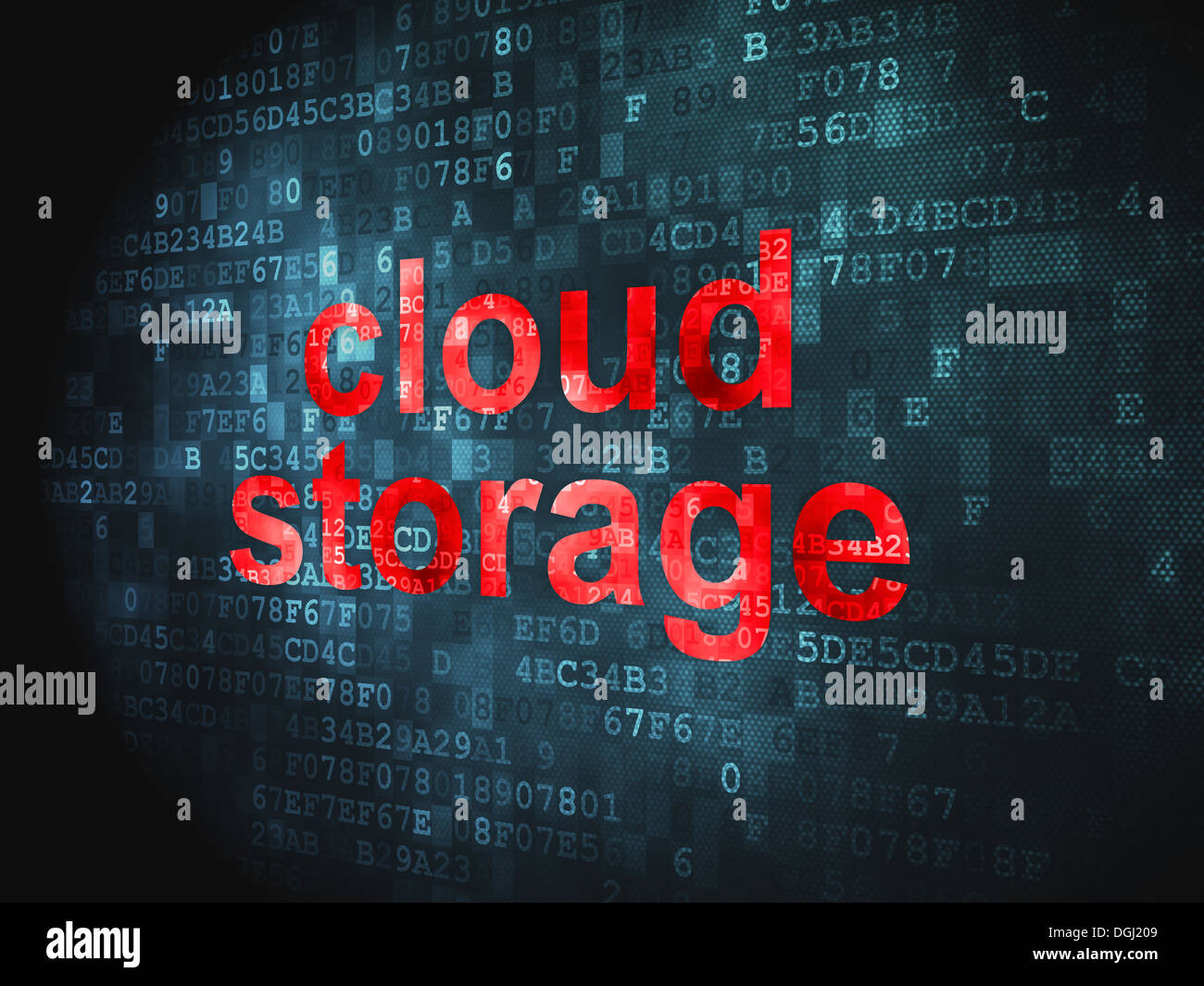 Cloud computing technology, networking concept: Cloud Storage on Stock ...