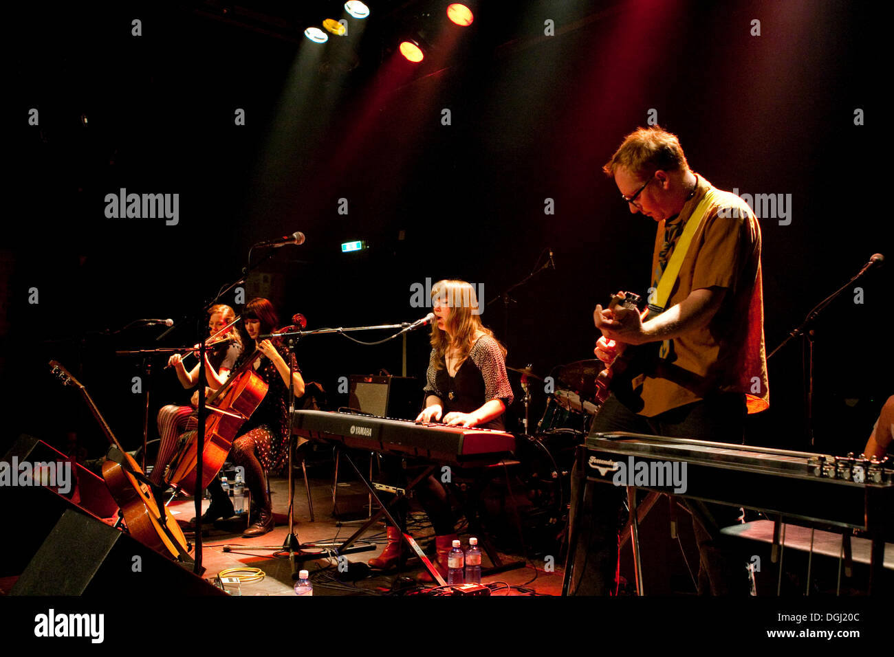 The U.S. dark-folk singer-songwriter Emily Jane White with live band in ...