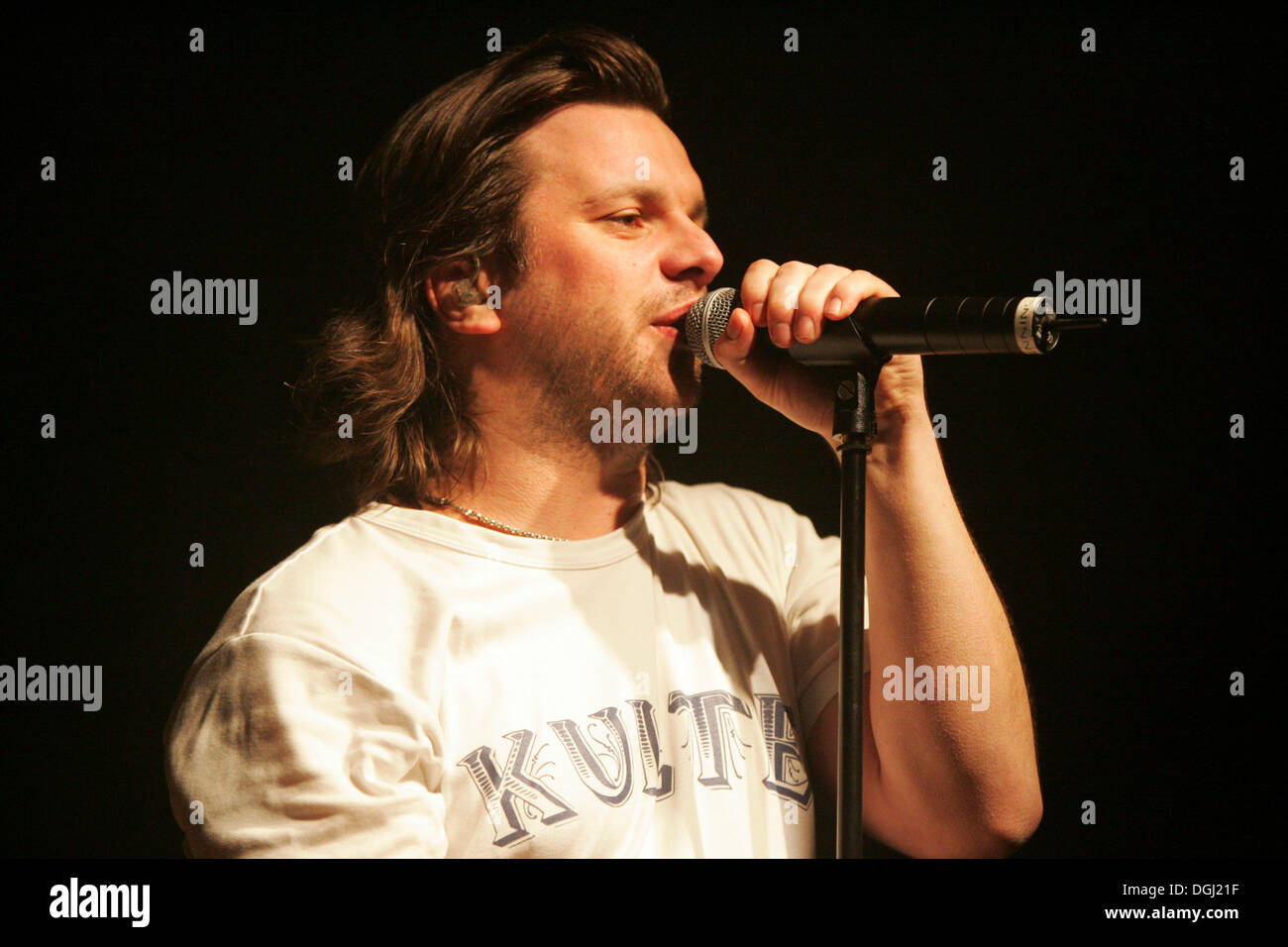 Henning Wehland, singer and frontman of the German rock band H-Blockx ...