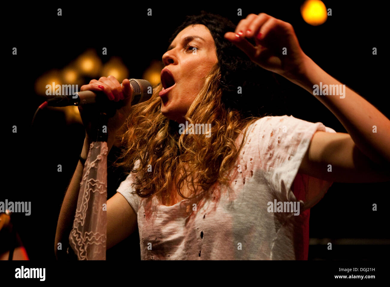 Austrian rock singer and songwriter Saint Lu, aka Luise Gruber, now ...