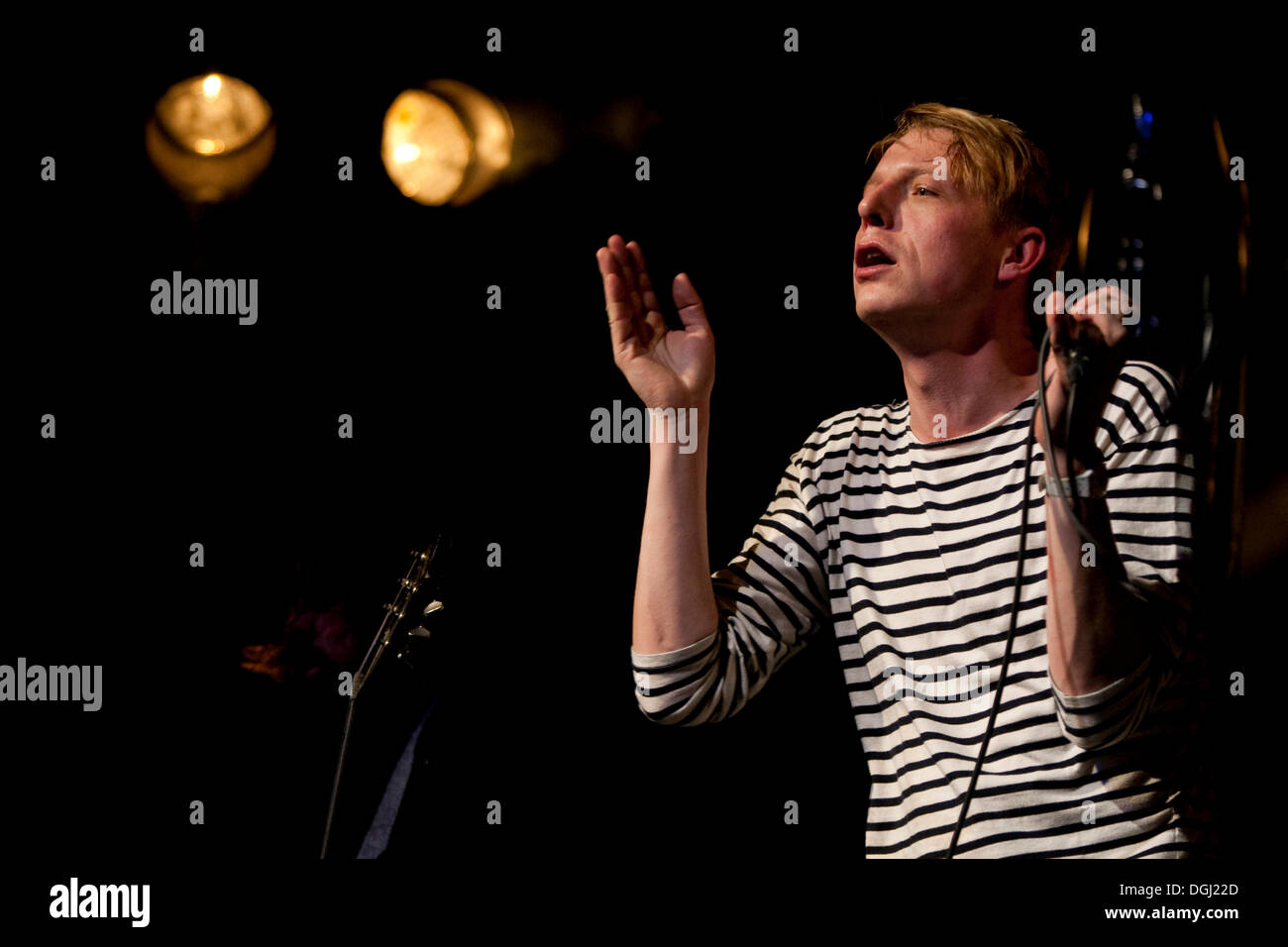 Bent Van Looy, singer and front man of the Belgian pop band The Pop ...