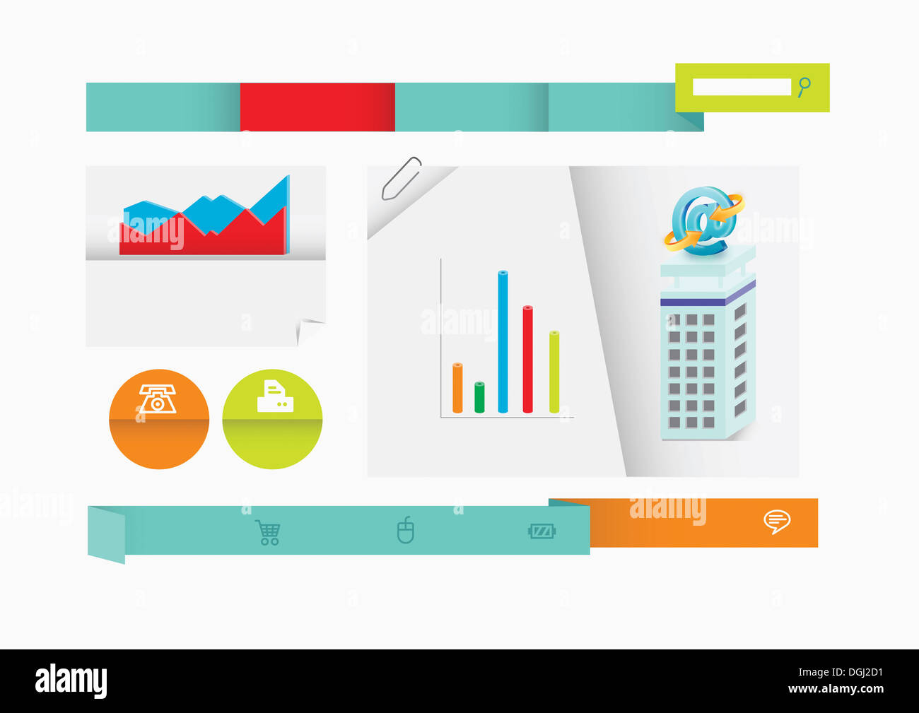 an illustration of different diagrams Stock Photo - Alamy