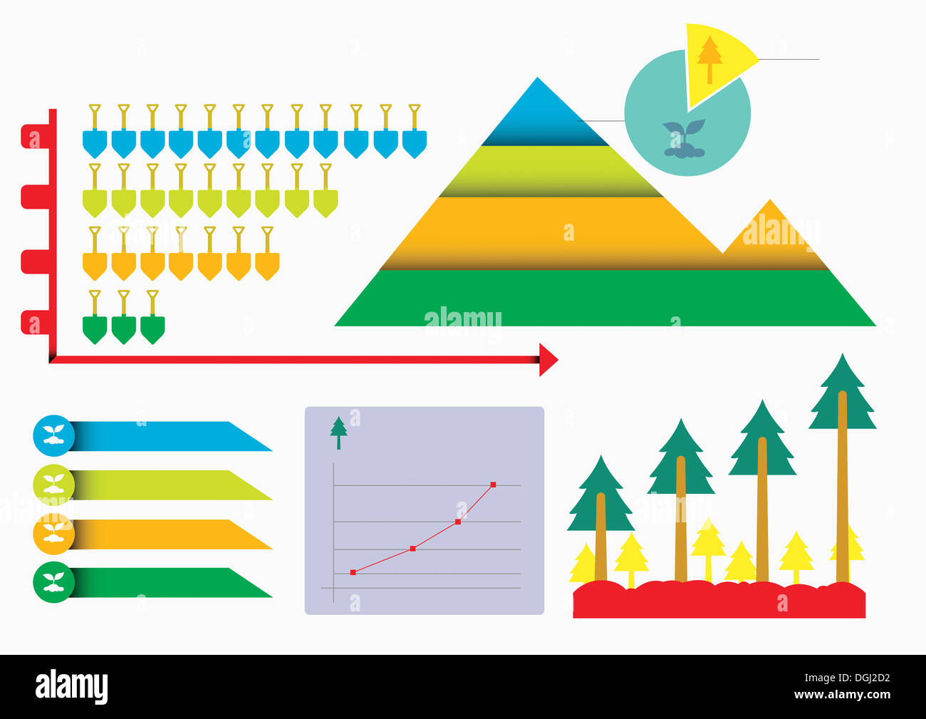 an illustration of different diagrams Stock Photo - Alamy