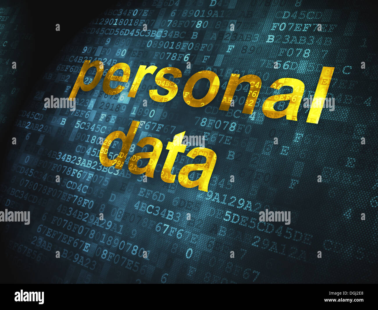 Information concept: Personal Data on digital background Stock Photo ...