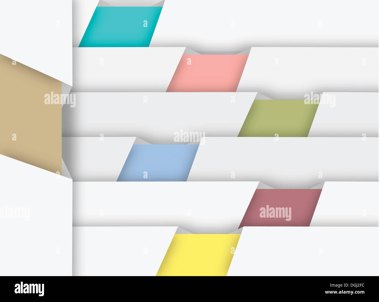 an illustration of different color squares Stock Photo - Alamy