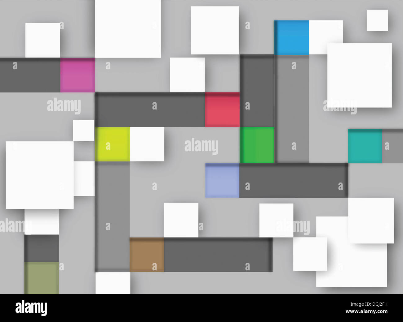 an illustration of different color squares Stock Photo - Alamy