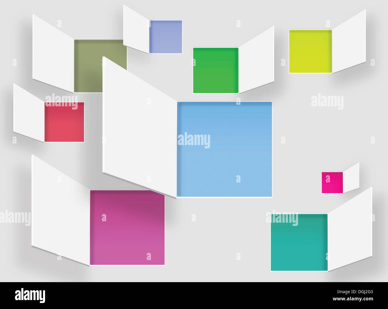 an illustration of hatches with different color insides Stock Photo - Alamy