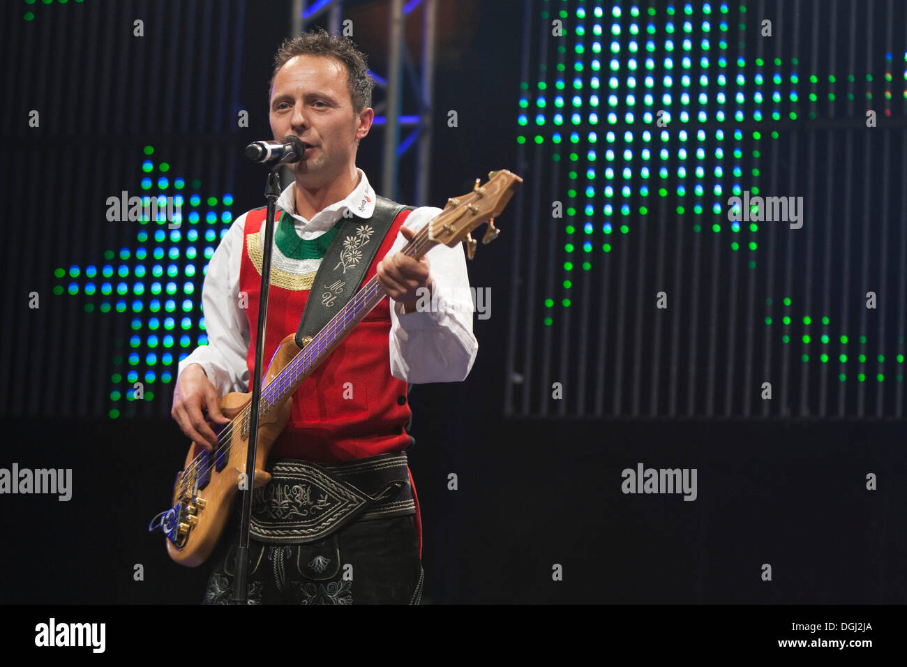 Markus Unterladstaetter, singer and front man of the Austrian folk ...