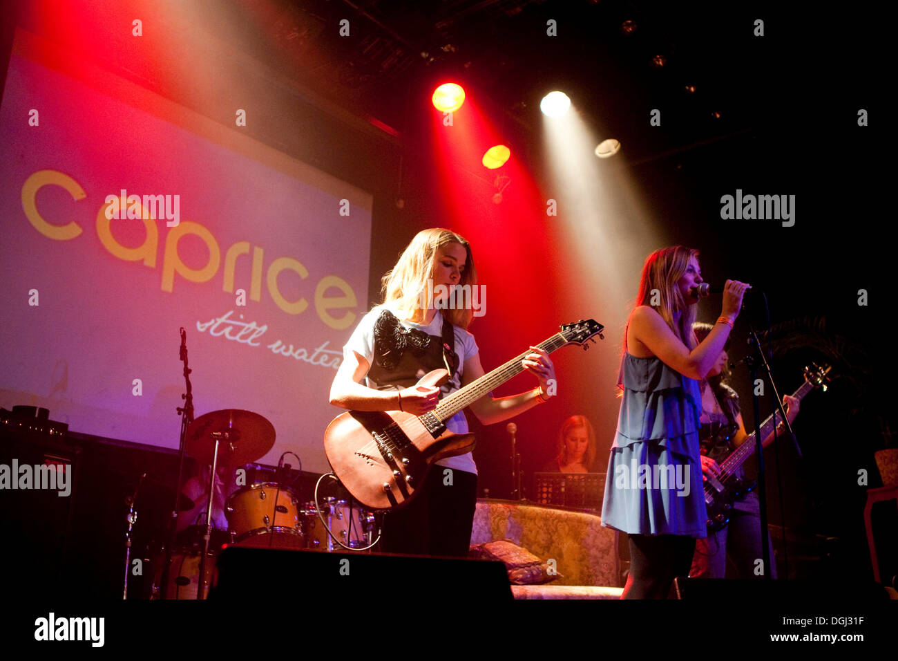 Swiss all-women band Caprice, live in the Treibhaus Lucerne ...