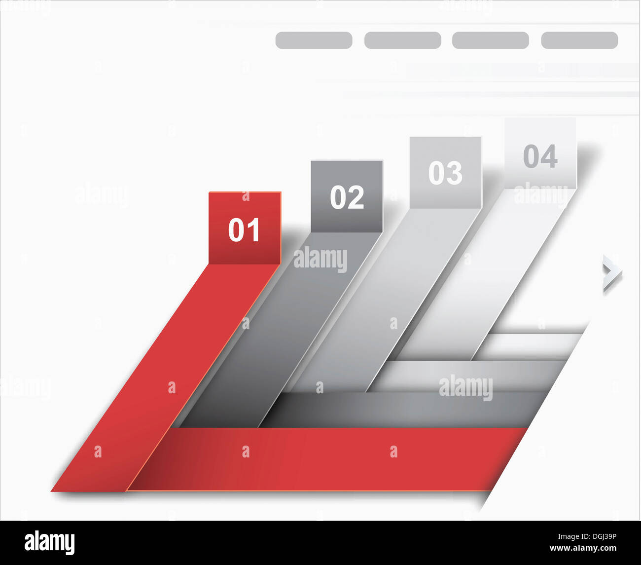 red and gray lines with numbers Stock Photo - Alamy