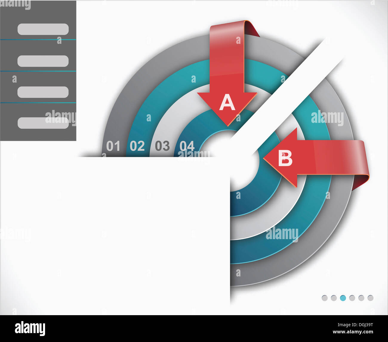 different diagrams with colors and indicators Stock Photo - Alamy