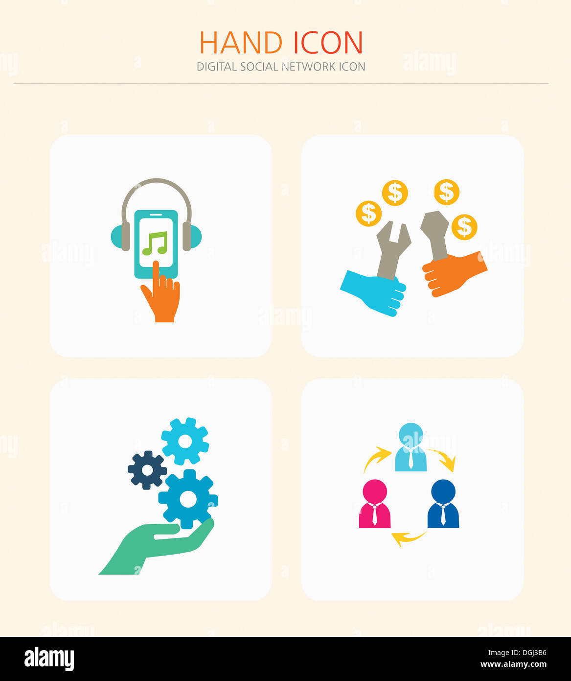 a set of images related to technology Stock Photo - Alamy