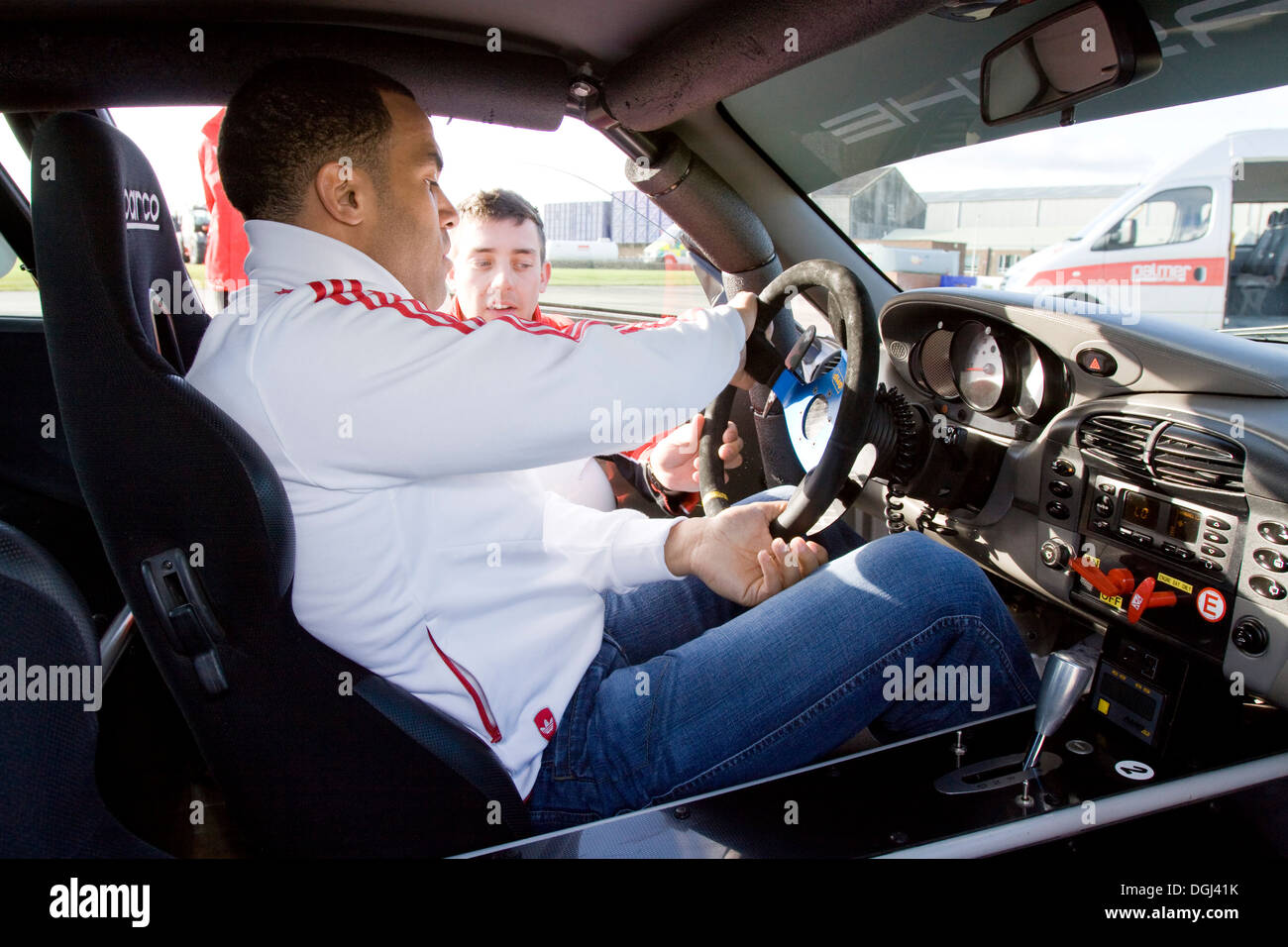 English singer songwriter Craig David at Bedford Autodrome, England ...