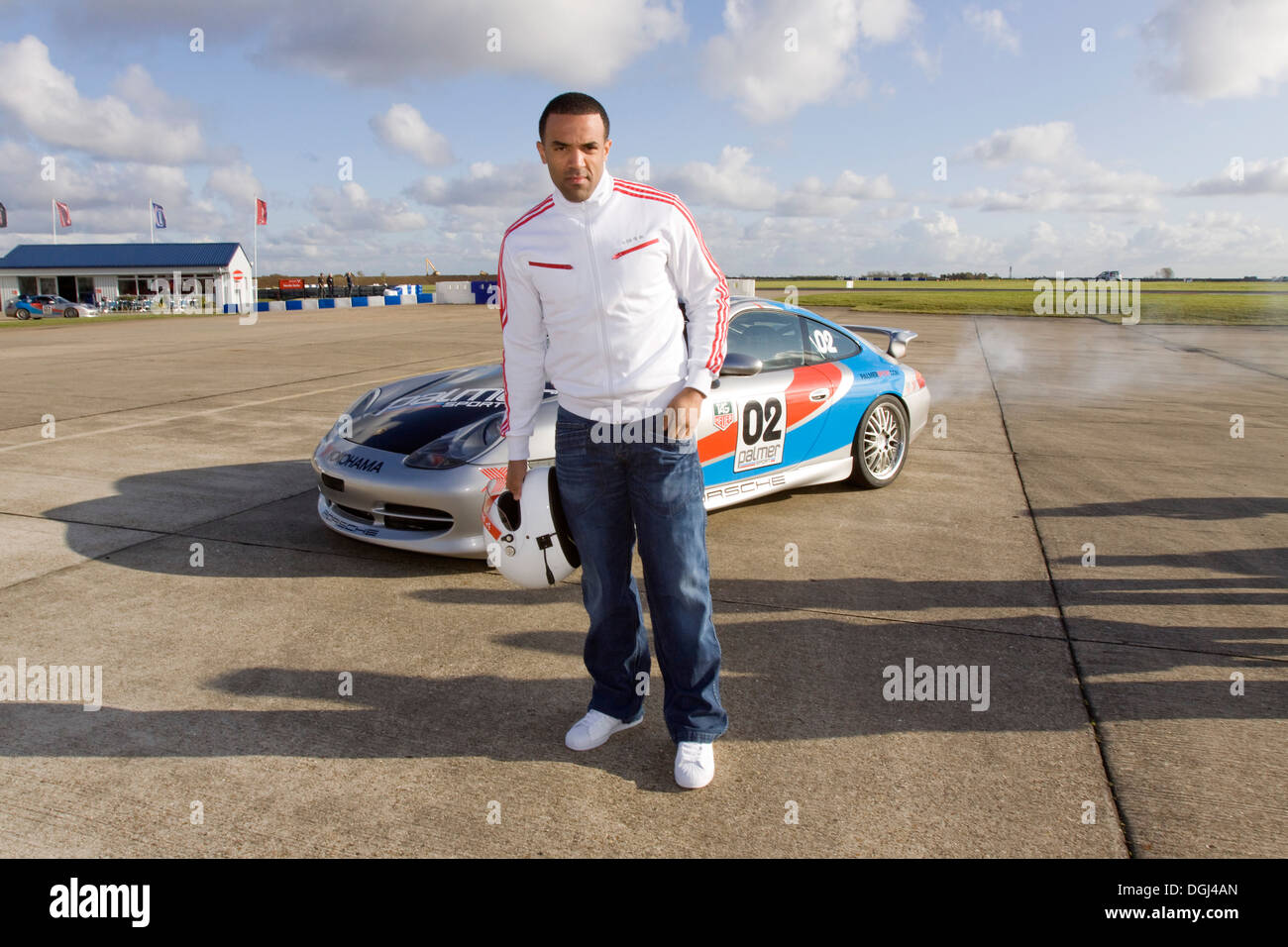 English singer songwriter Craig David at Bedford Autodrome, England ...