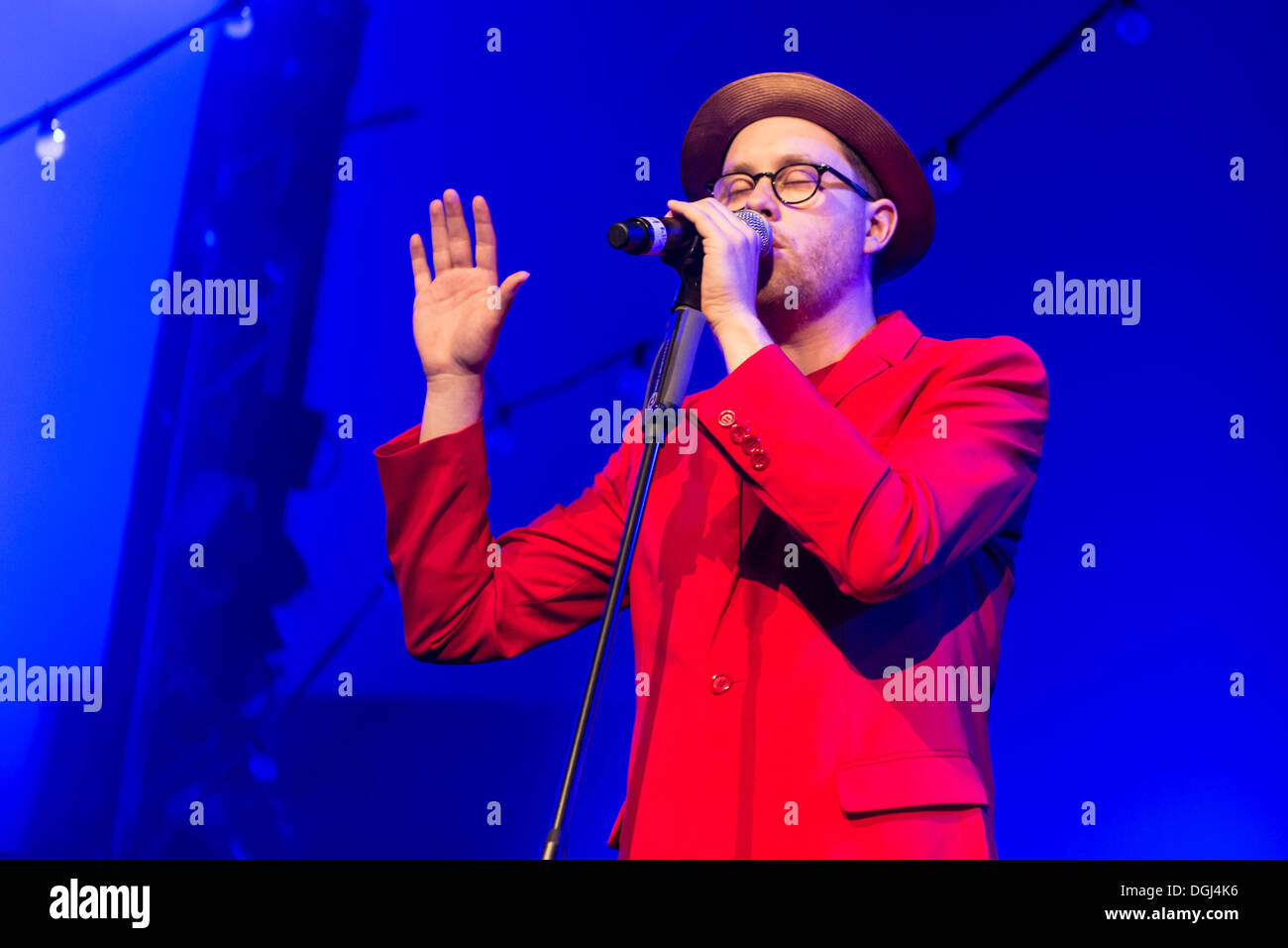 Swiss rapper and performance poet Kutti MC performing live at ...